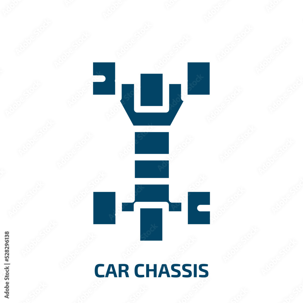 Vecteur Stock car chassis vector icon. car chassis, chassis, vehicle filled icons from flat car ...