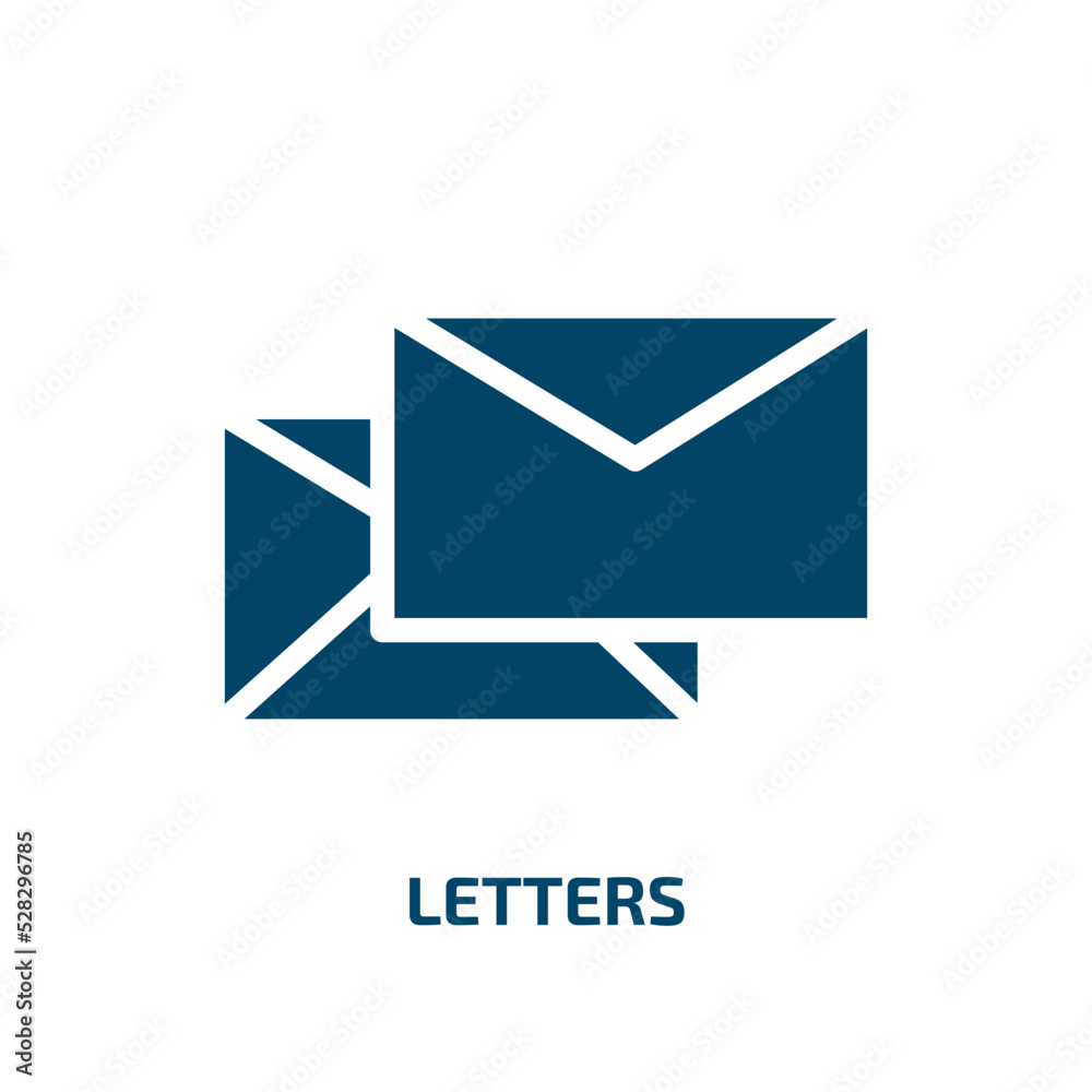 letters vector icon. letters, letter, business filled icons from flat ...