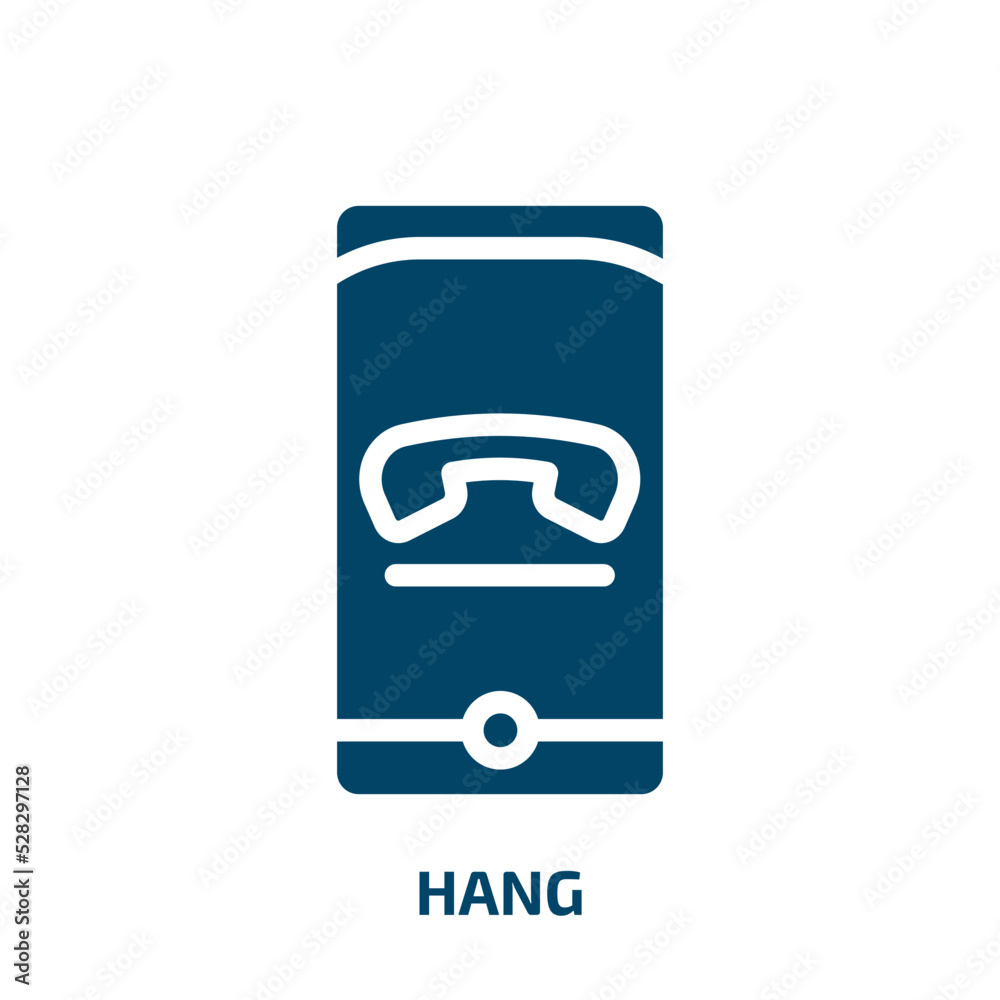 hang vector icon. hang, collection, holiday filled icons from flat ...
