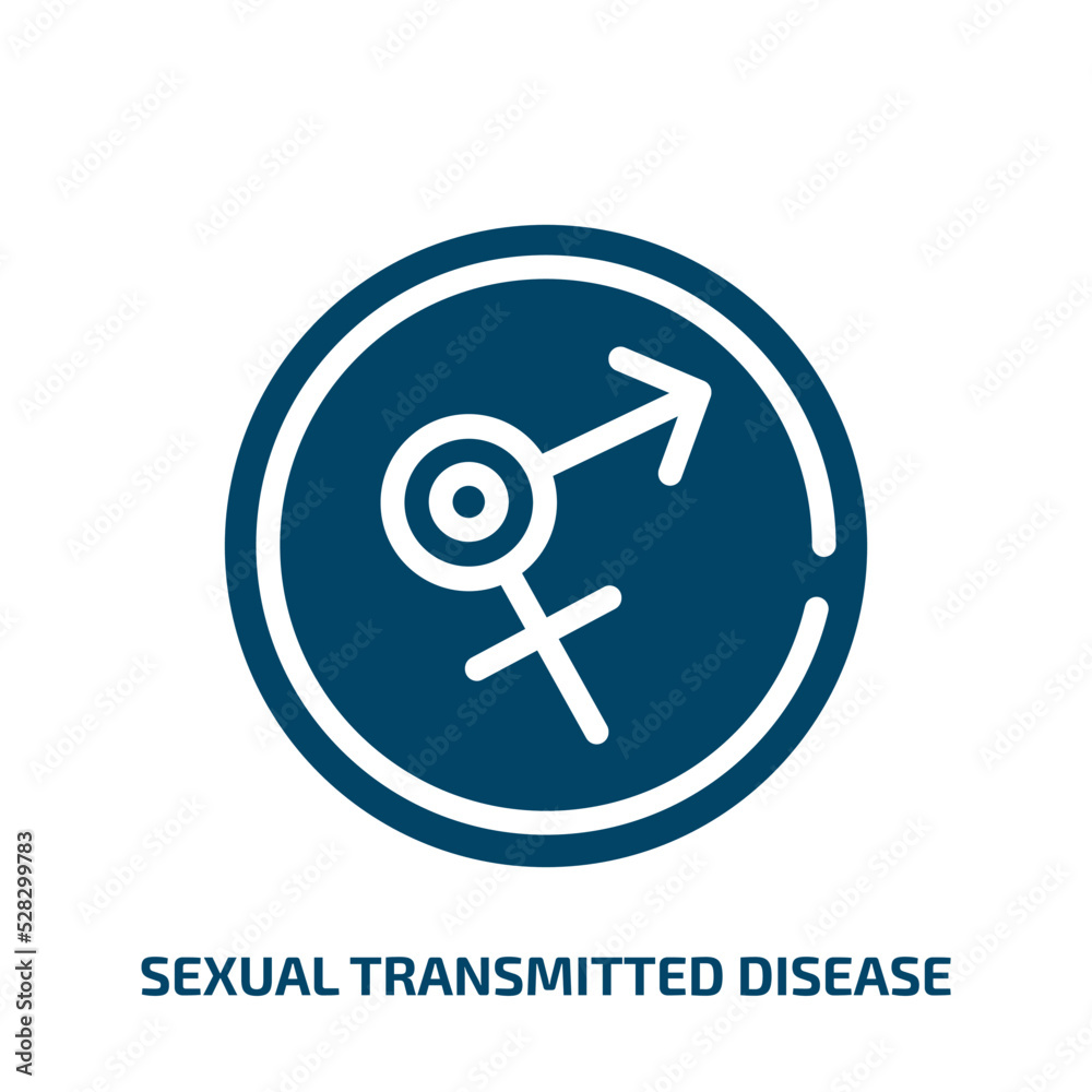 sexual transmitted disease vector icon. sexual transmitted disease ...