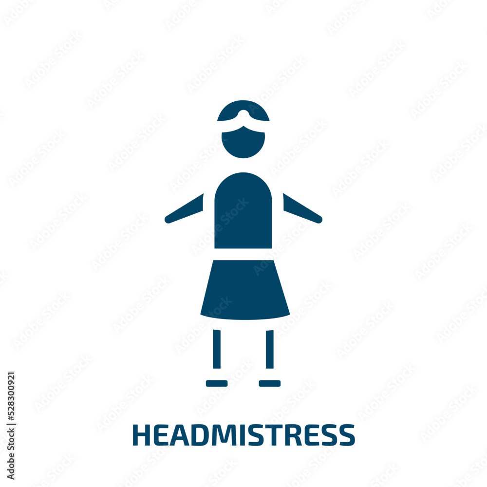 headmistress vector icon. headmistress, vector, graphic filled icons ...
