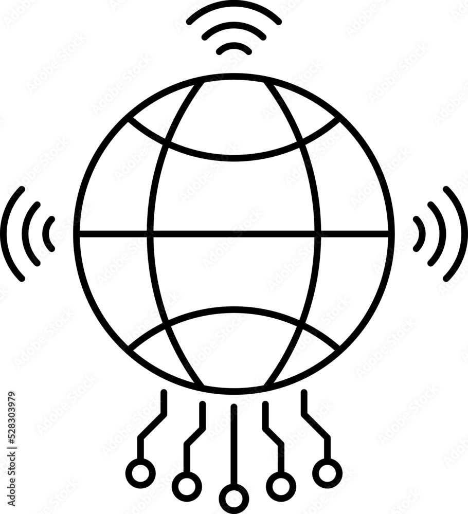 Vetor de connect to any device iot icon vector image. do Stock | Adobe ...
