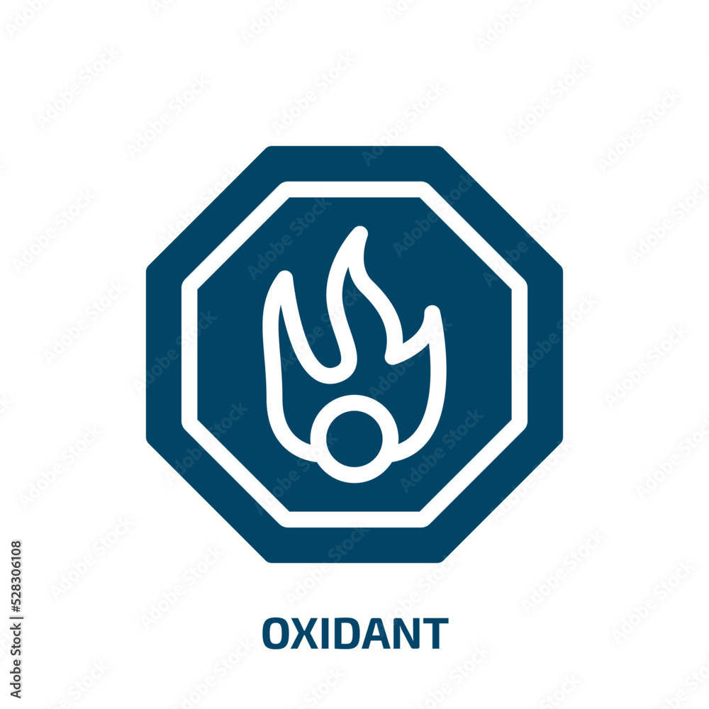 oxidant vector icon. oxidant, environment, gas filled icons from flat ...