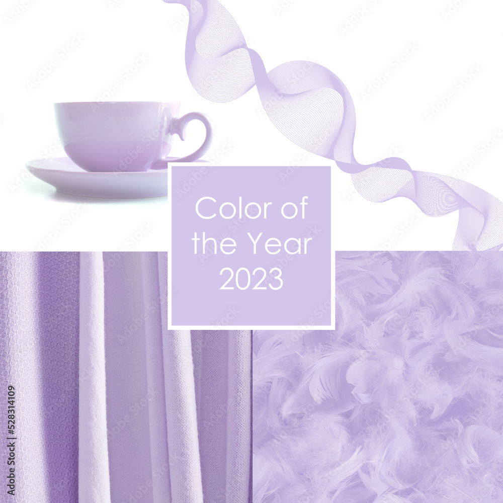 Color of the 2023 year digital lavender Stock Photo | Adobe Stock