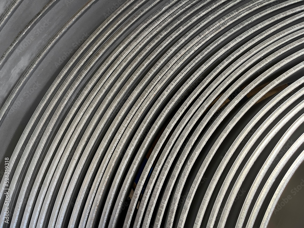 details of the edges of a steel coil, steel coil texture for ...