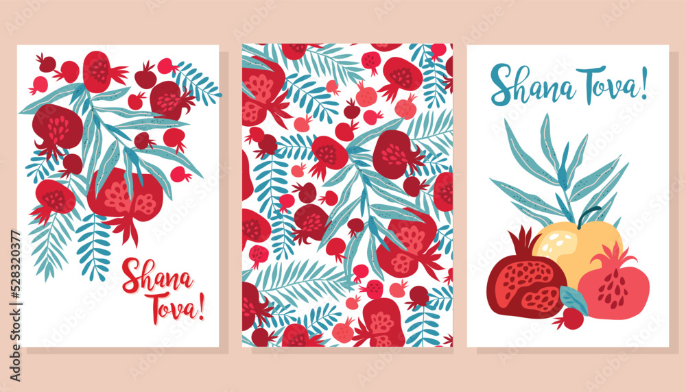 Rosh hashanah , Shana Tova - jewish new year holiday banner template ...