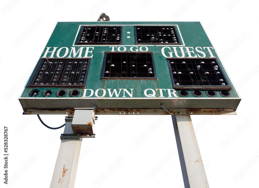 Transparent PNG Football Scoreboard. Stock Photo | Adobe Stock