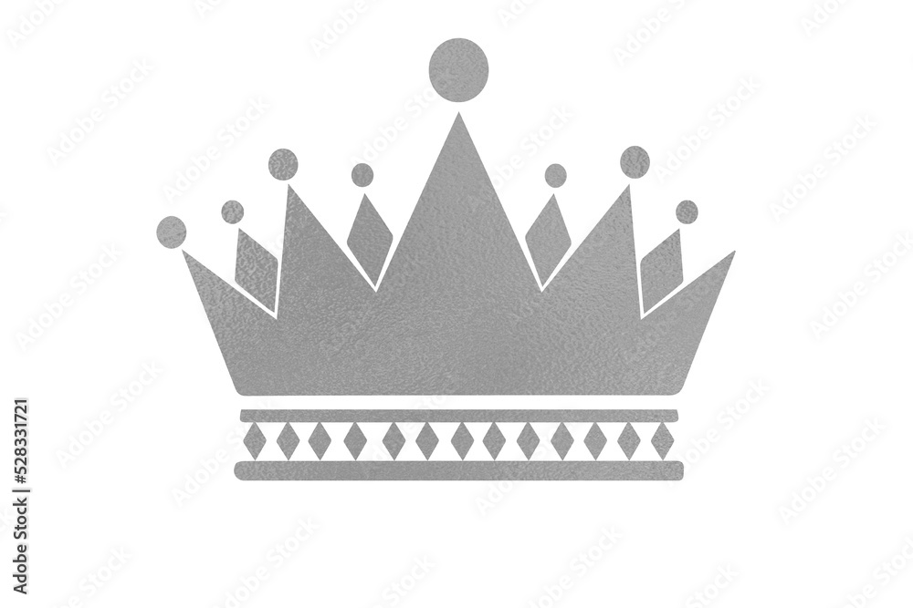 Silver Crown Glitter PNG Background Stock Illustration | Adobe Stock