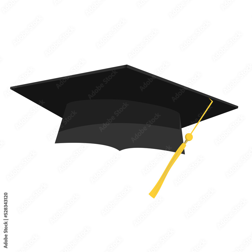 Graduation cap in congratulations ,symbols template for graduation ...