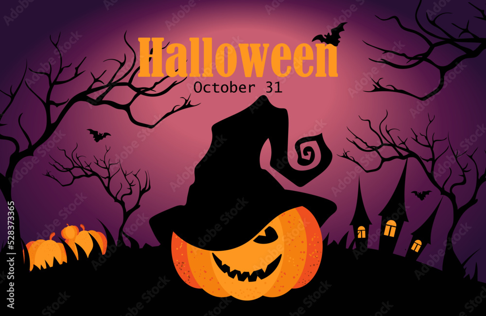 Halloween. Modern international holiday. It is celebrated every year on ...