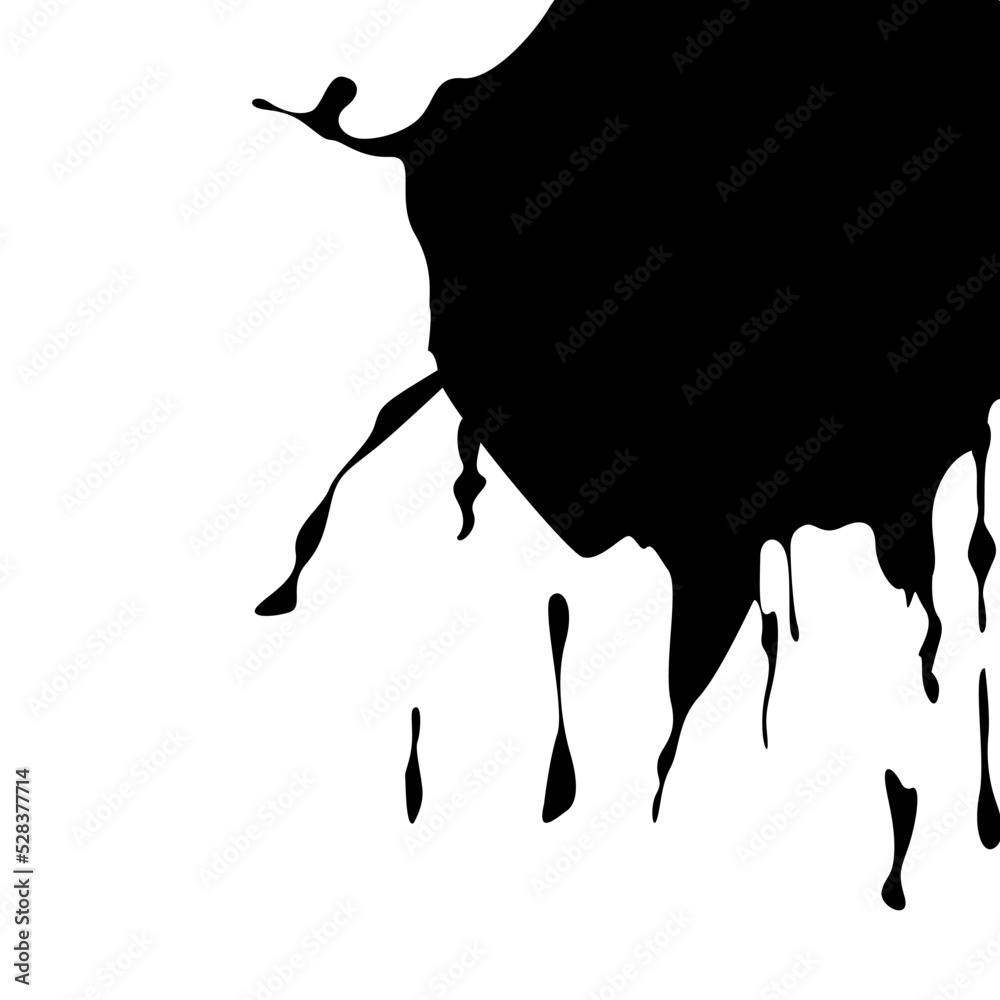 paint spray. paint splash. Ink drops and splashes. Blotter spots ...