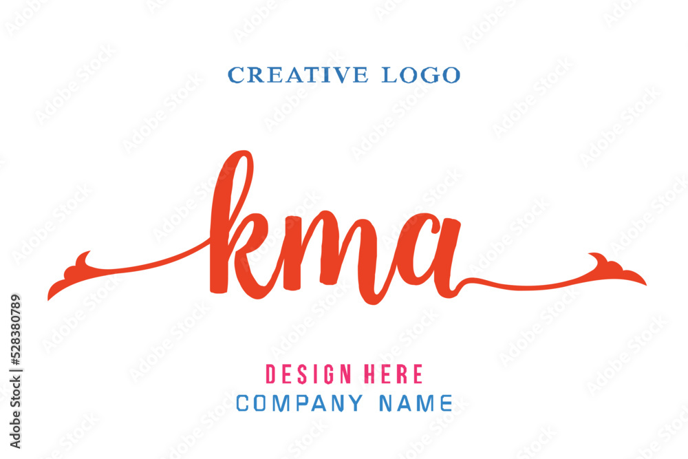 kma lettering, perfect for company logos, offices, campuses, schools ...