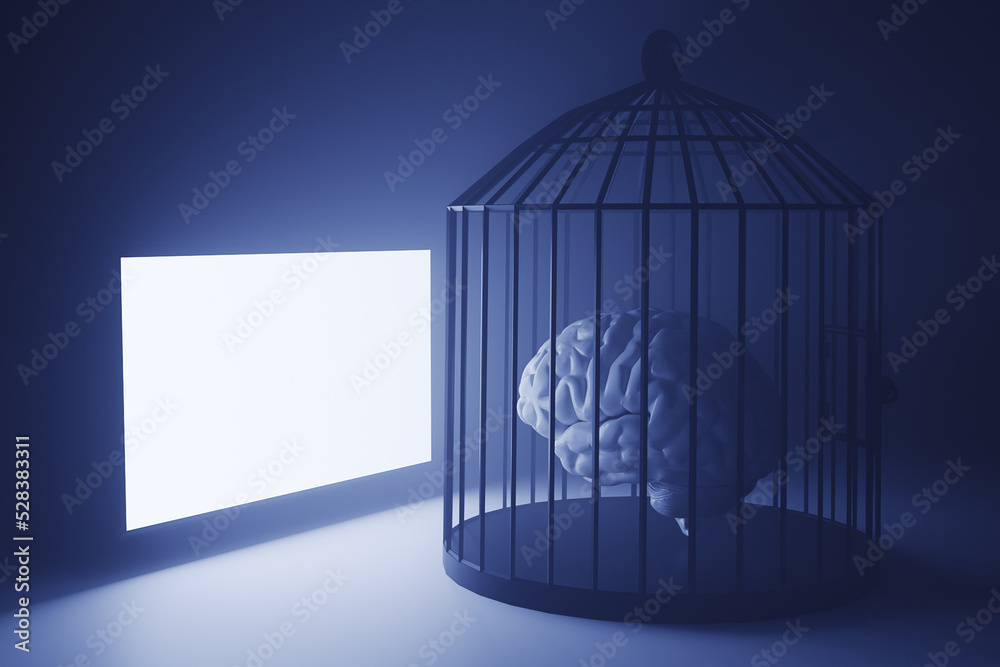 Brain Cage Phone addiction, overusing of television at the adverse ...