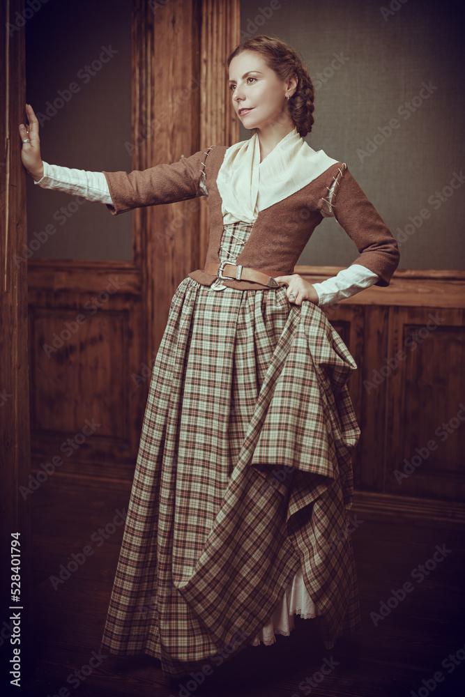 schottish costume of 18th century Stock Photo | Adobe Stock