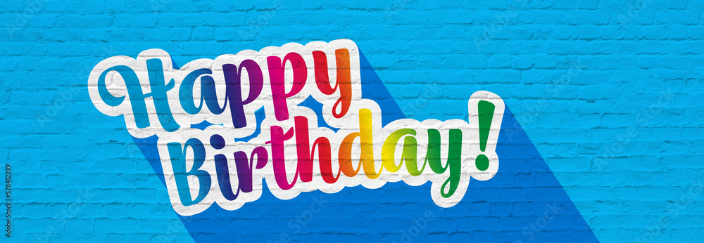 Happy birthday Stock Photo | Adobe Stock