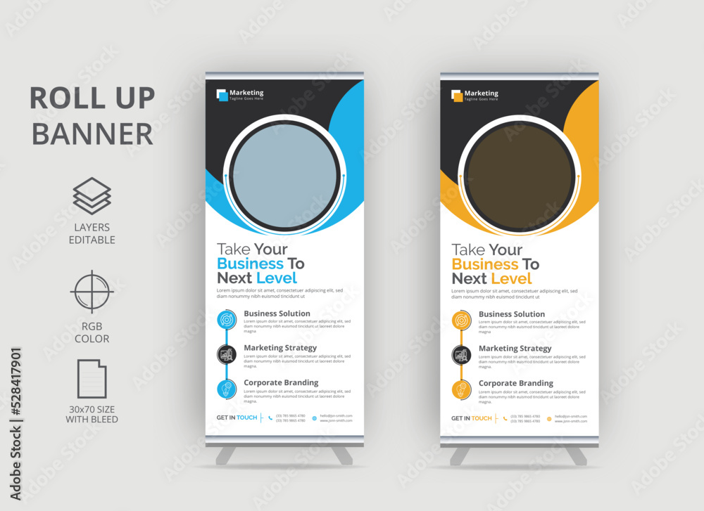 roll up banner, roll up banner, banner, Corporate banner design, Pop up ...