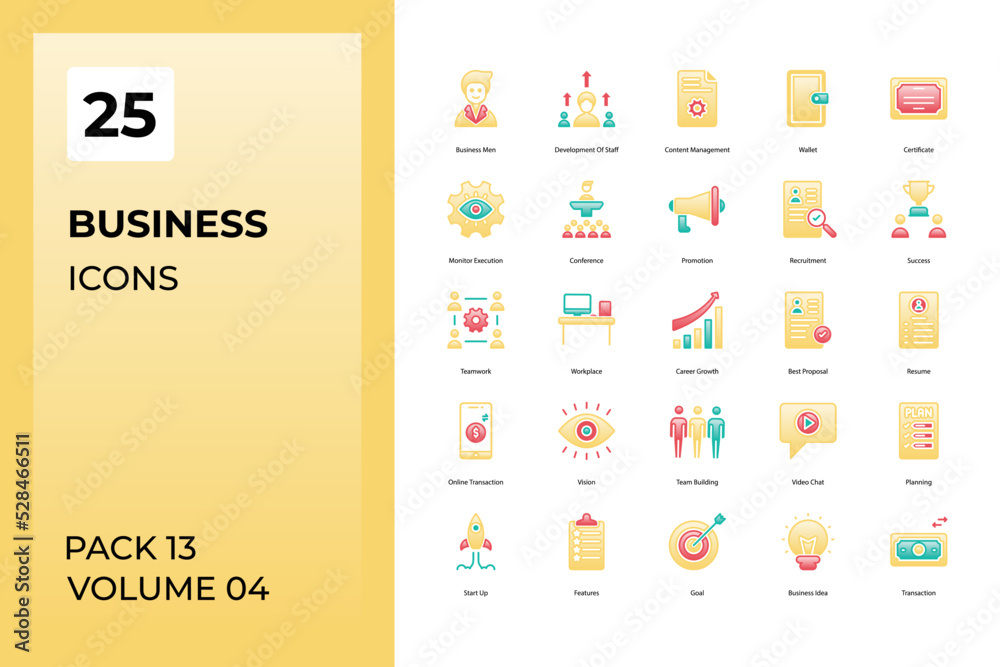 Fototapeta mapa świata dla dzieci Business icons collection. Set contains such Icons as and more ...