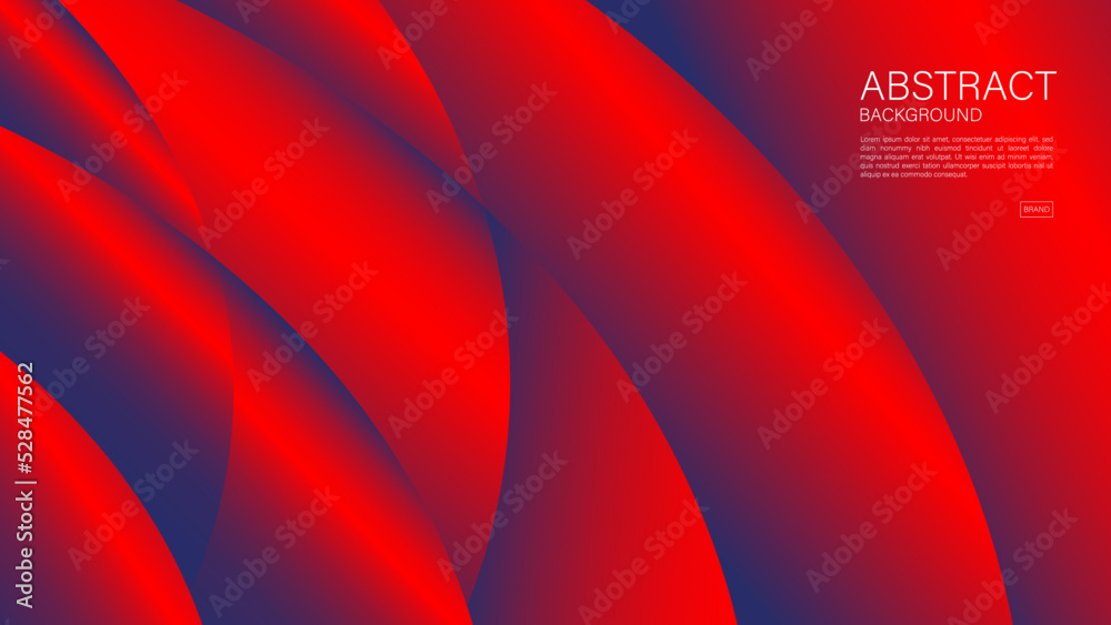 Red abstract wave background, wave vector, Geometric vector, Minimal ...