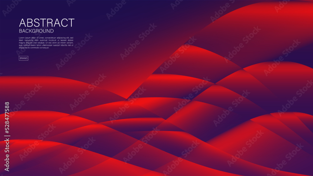 Red abstract wave background, wave vector, Geometric vector, Minimal ...