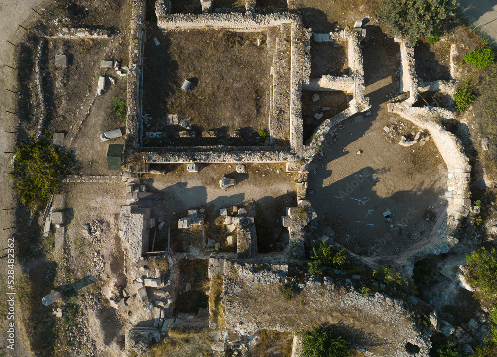 Alexandria Troas Ancient City Drone Video, Geyikli Canakkale, Turkey ...