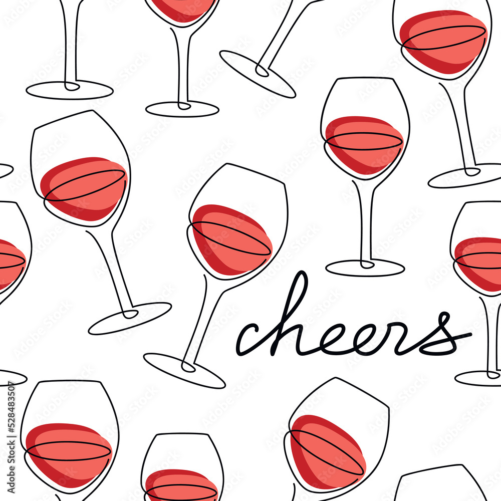 Wine Glass Cheers Wallpaper