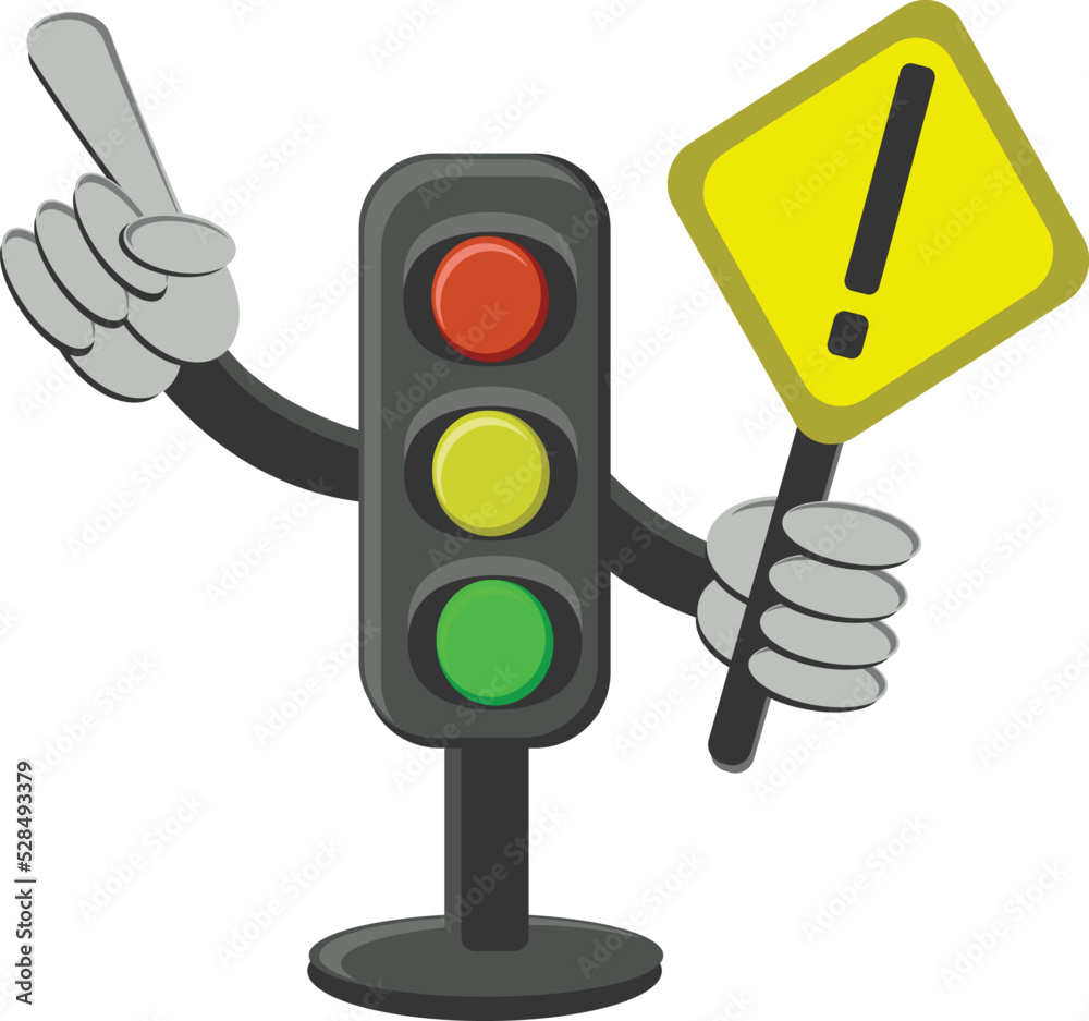 Yellow Stop Light Clip Art