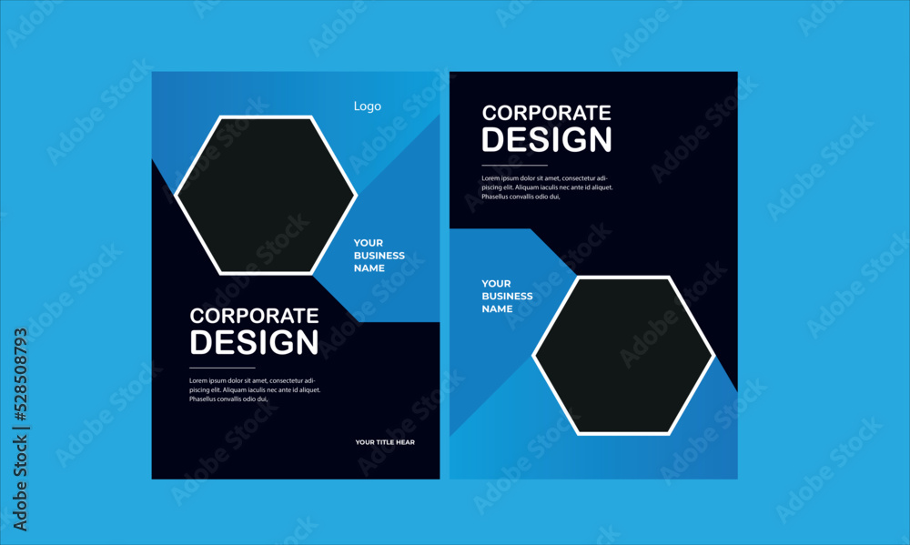 Book Cover Template Stock Vector | Adobe Stock