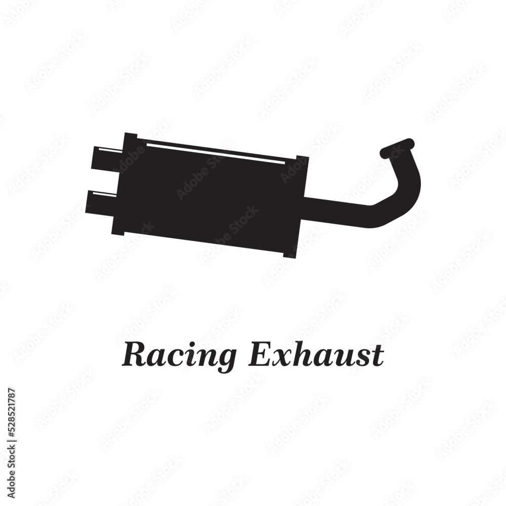Vetor de exhaust racing icon logo vector design, this vector image can ...