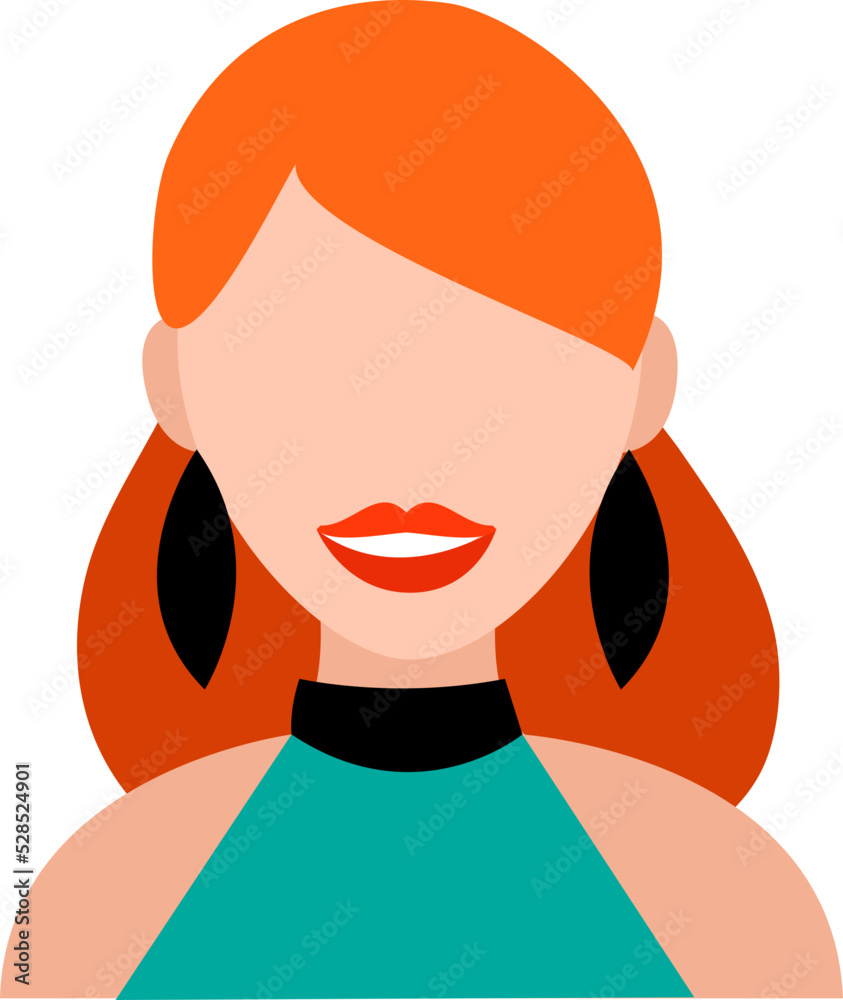 Vecteur Stock girl avatar vector art photo Girl avatar vactor image ...