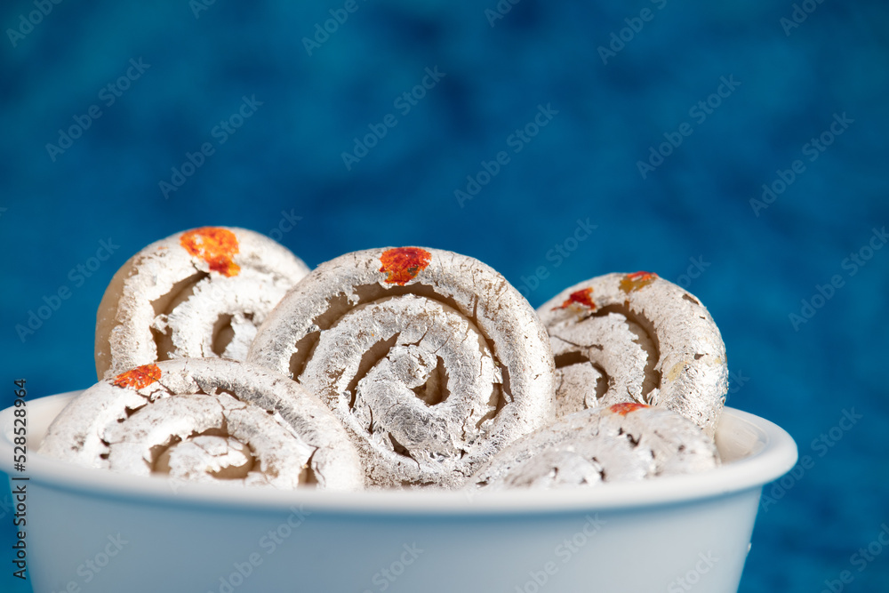 Indian Mithai Kaju Jalebi Also Known As Kaju Katli, Kaju Dilkhush Is ...