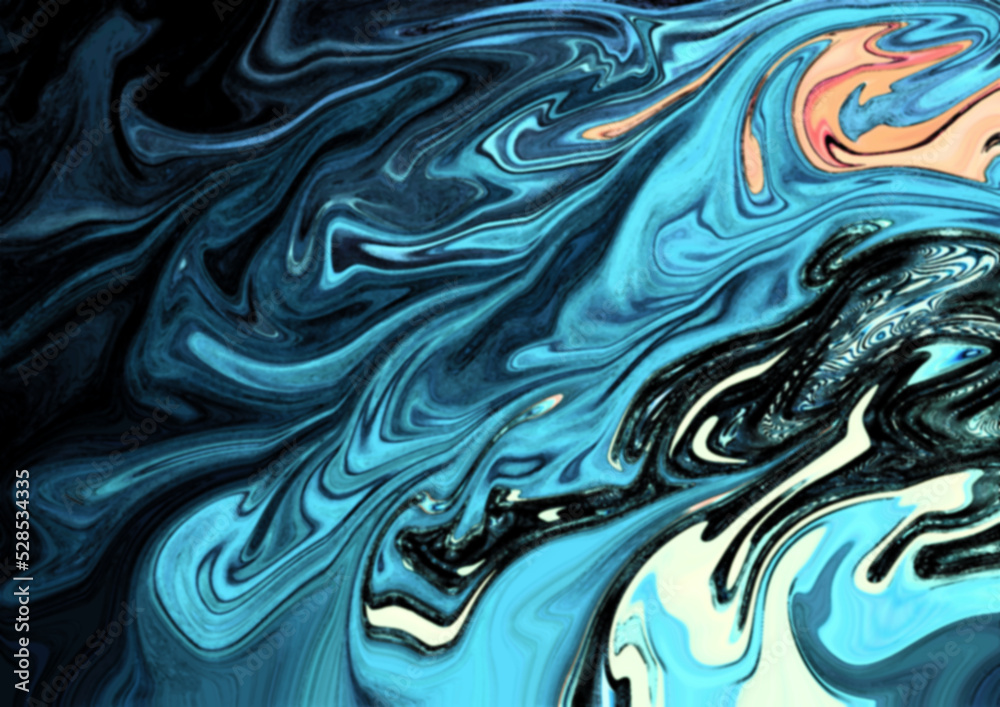 Dark and blue marble cover. The marble pattern is suitable for a ...