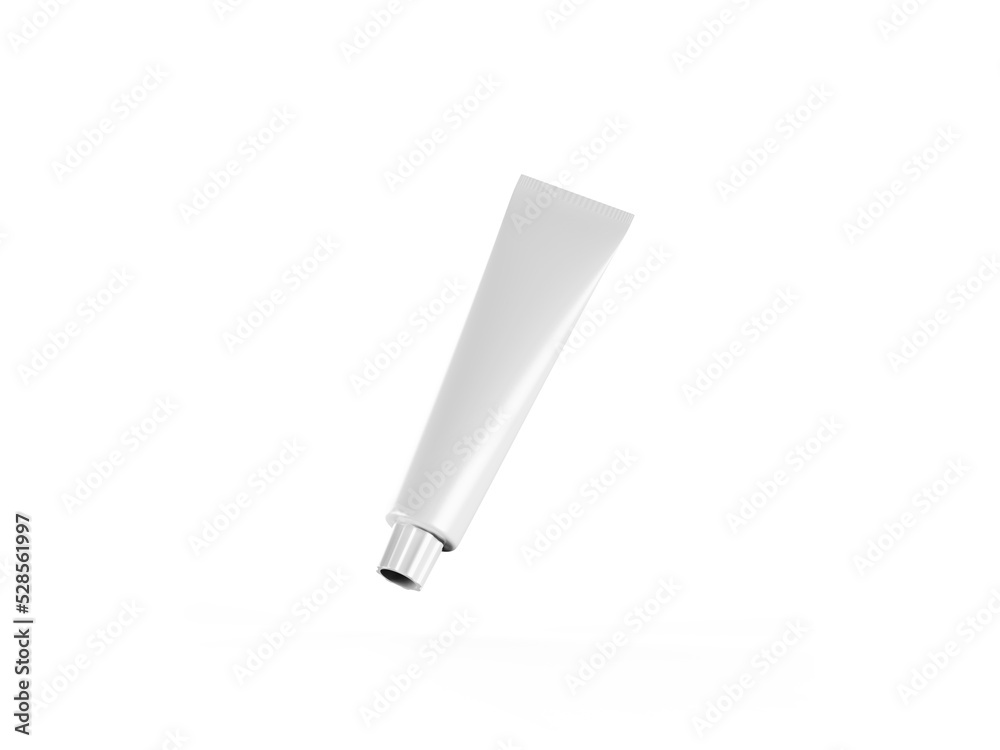 Toothpaste tube on white background Stock Illustration | Adobe Stock