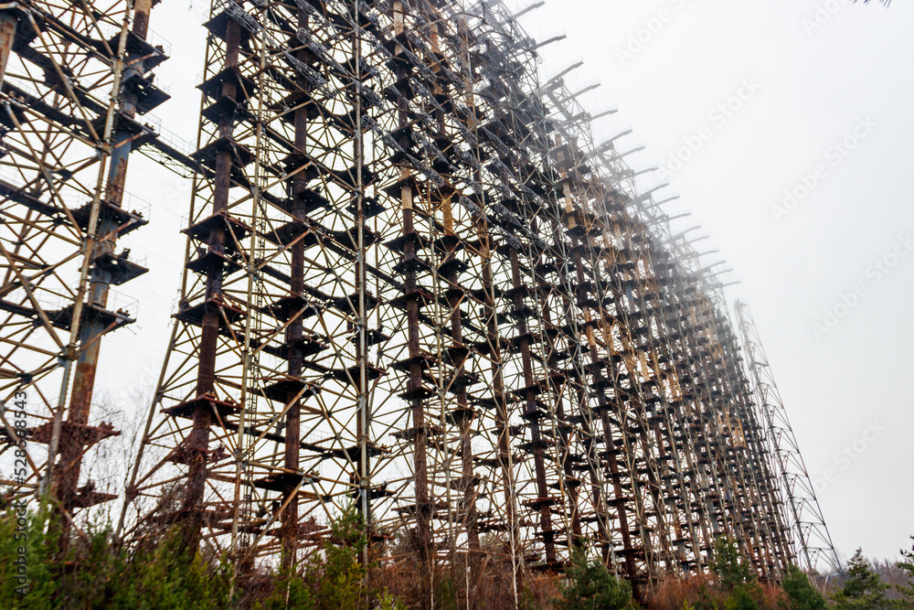 Duga, a Soviet over-the-horizon (OTH) radar system as part of the ...