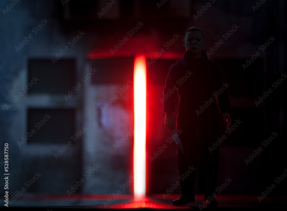 NEW YORK USA, SEPT 5 2022: Halloween film franchise slasher Michael ...