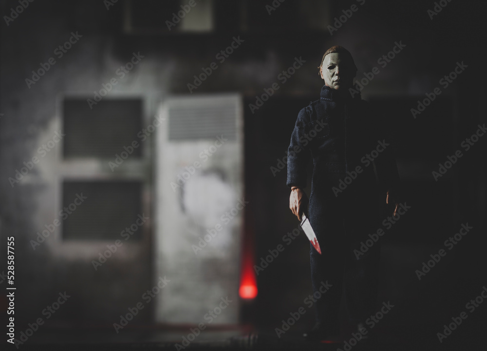 NEW YORK USA, SEPT 5 2022: Halloween film franchise slasher Michael ...