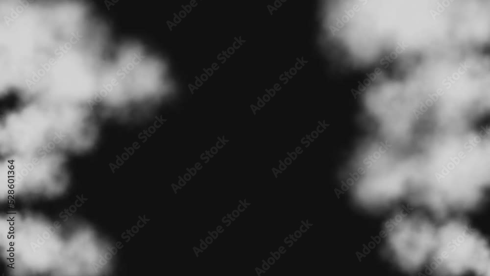 animation smoke blowing effect from right and left full screen smoke ...