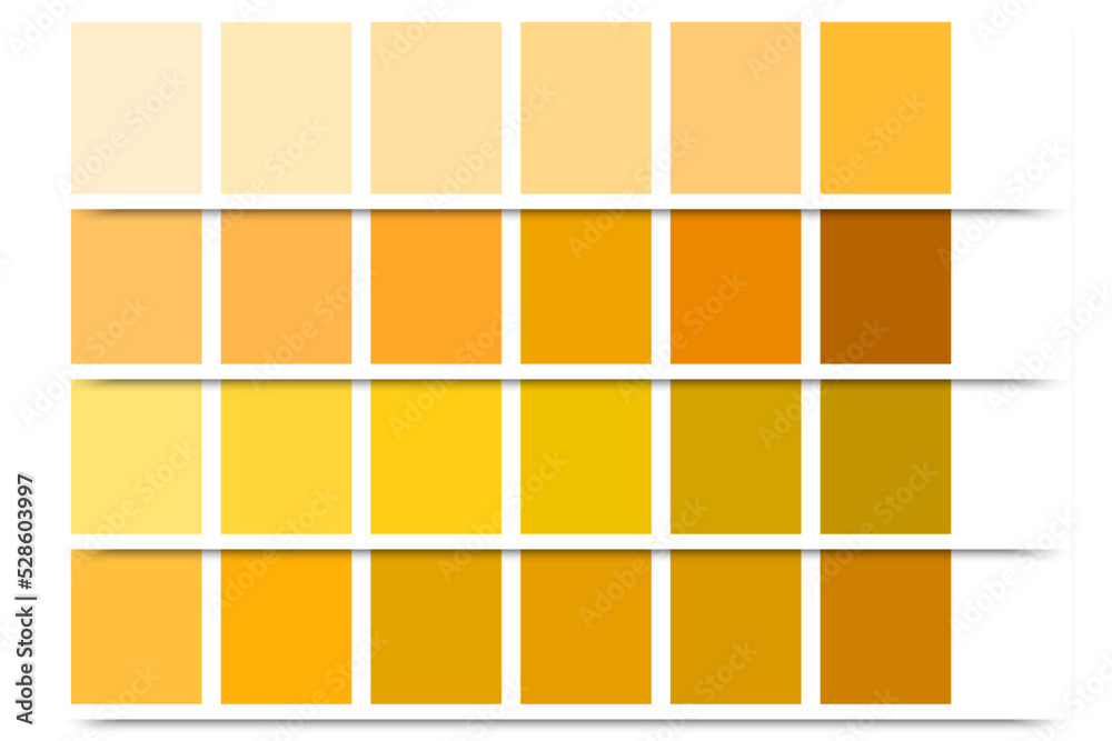 Modern orange palette. Abstract trendy colorful print. Vector ...