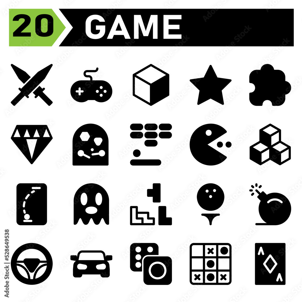 Play Game icon set include sword, game, weapon, games, console, player ...