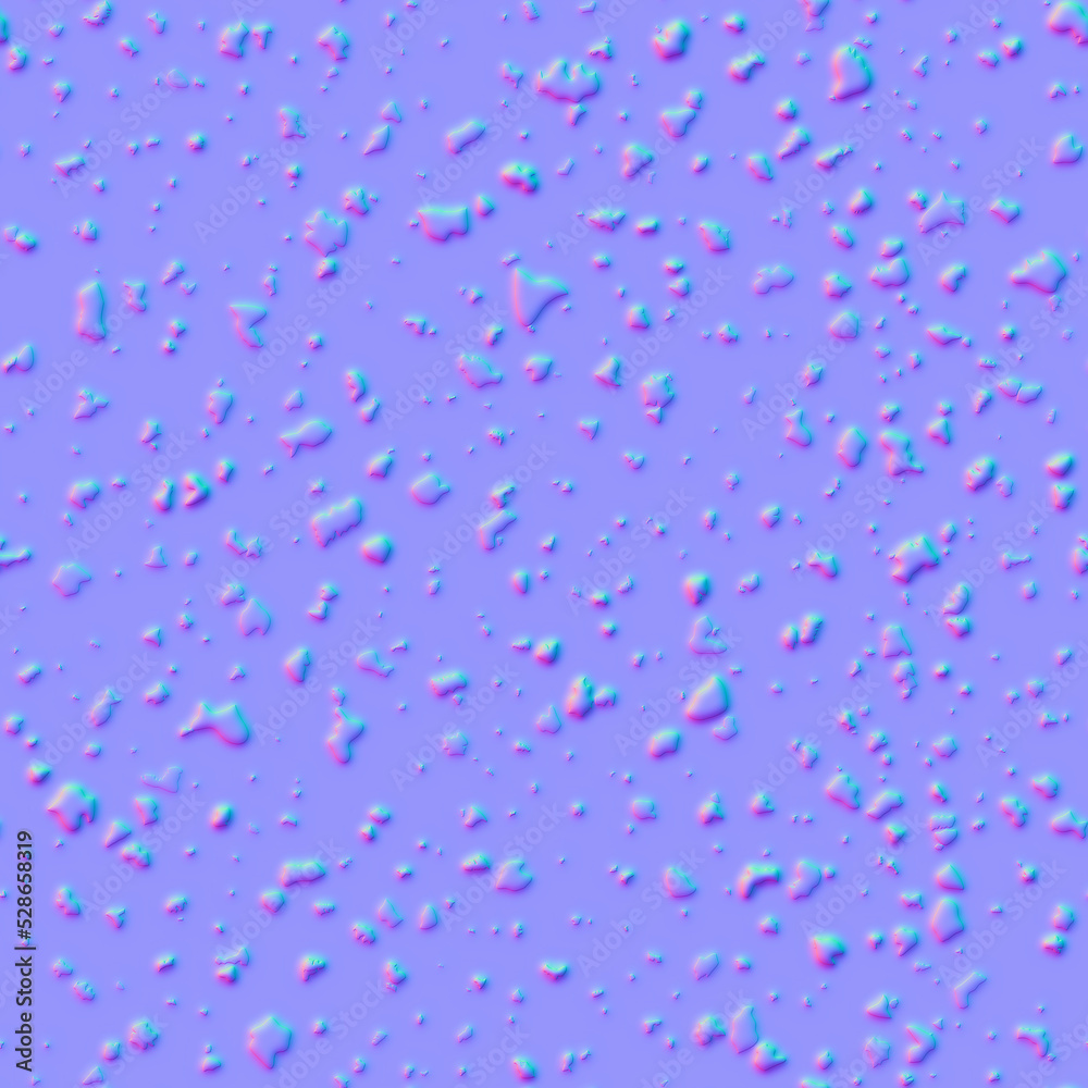 Normal Map Of Terrazzo Seamless Pattern Composed Of Pieces Of Granite Quartz Marble And Stone