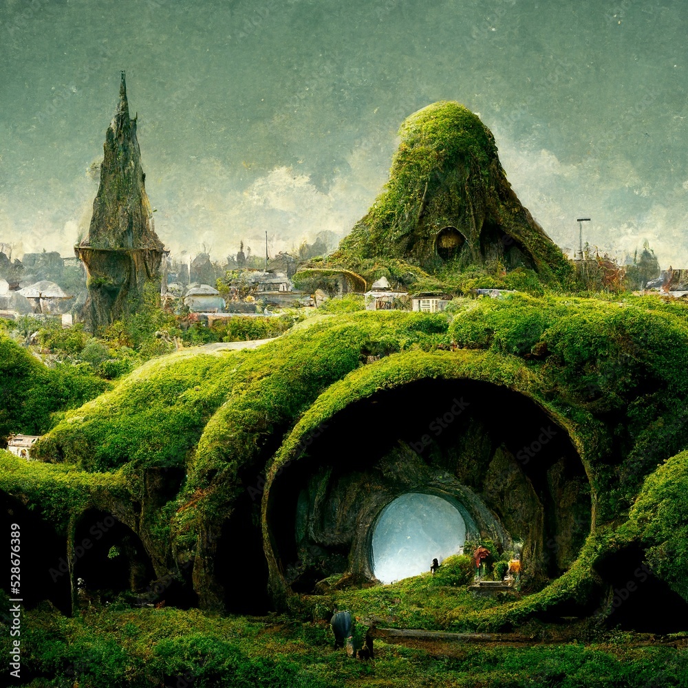 hobbit hobiton architecture, church, stone, ancient, building, old ...