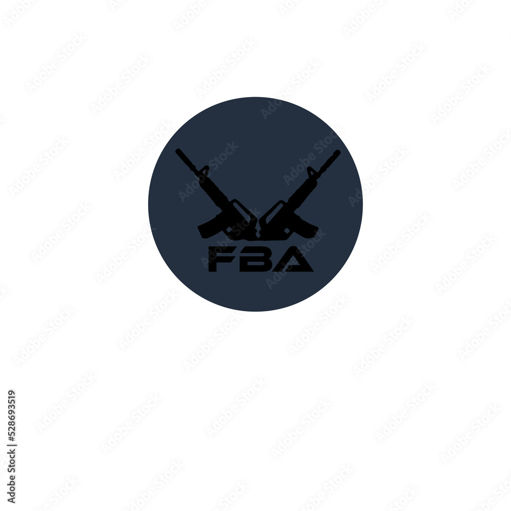 fba logo. Black color fba logo, Stock Vector | Adobe Stock