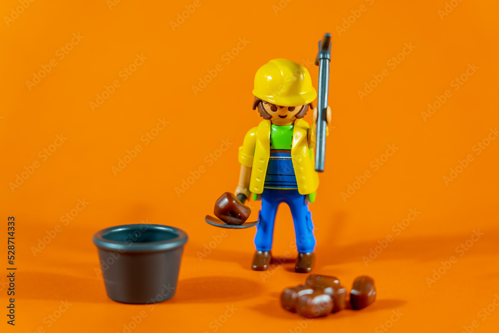 Bangkok, Thailand - May. 15, 2022: Studio shot of Lego construction ...