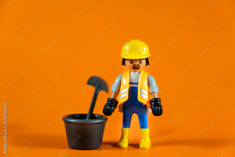 Bangkok, Thailand - May. 15, 2022: Studio shot of Lego construction ...