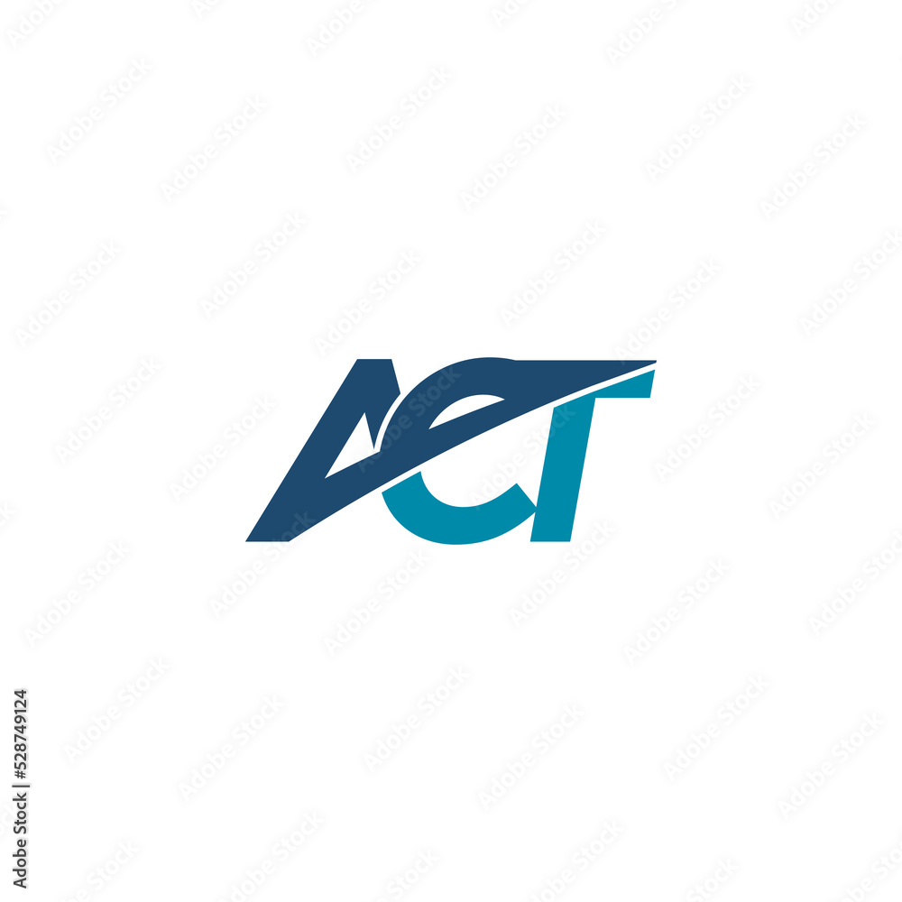 Letter ACT Logo Design Vector Stock Vector | Adobe Stock