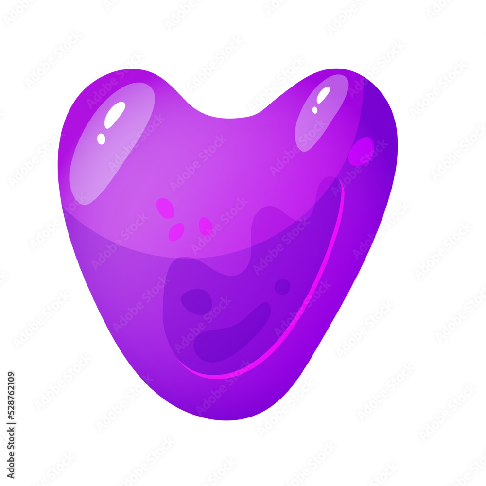 Jelly colorful alphabets, comic alphabet for children. Jelly bright ...