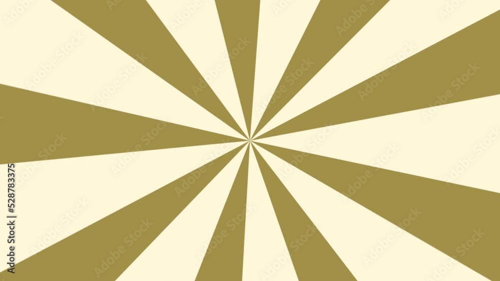 Abstract gold rays background. Sunburst graphic design. 2D animation ...