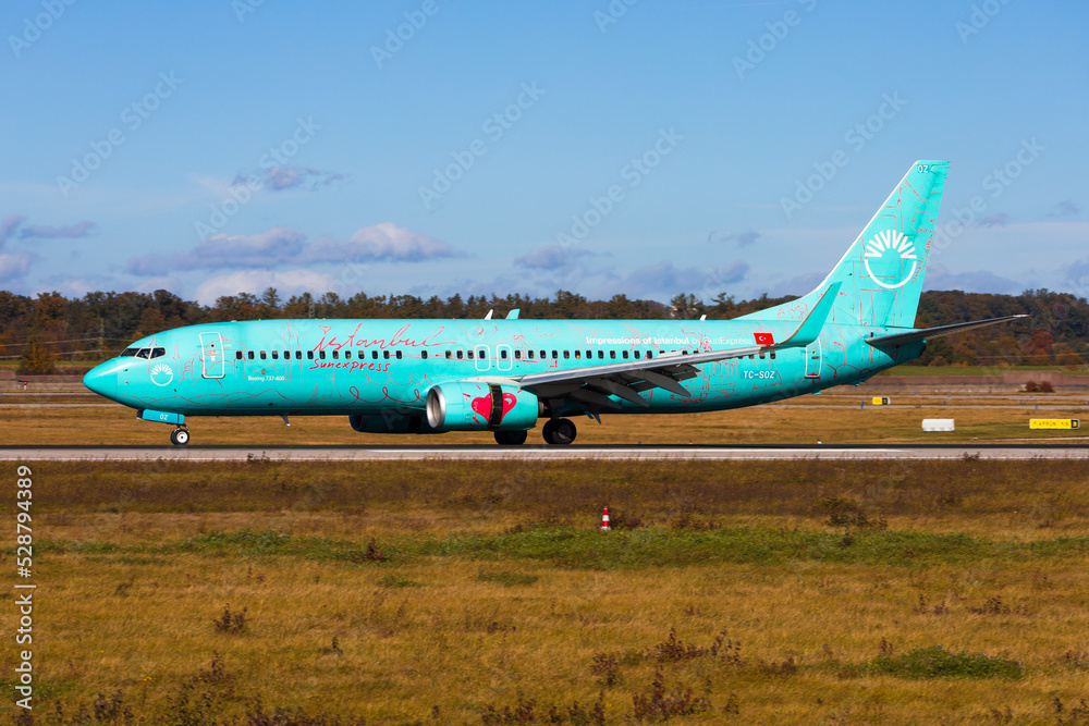 SunExpress Boeing 737-800 aircraft with Istanbul special Livery Stock ...