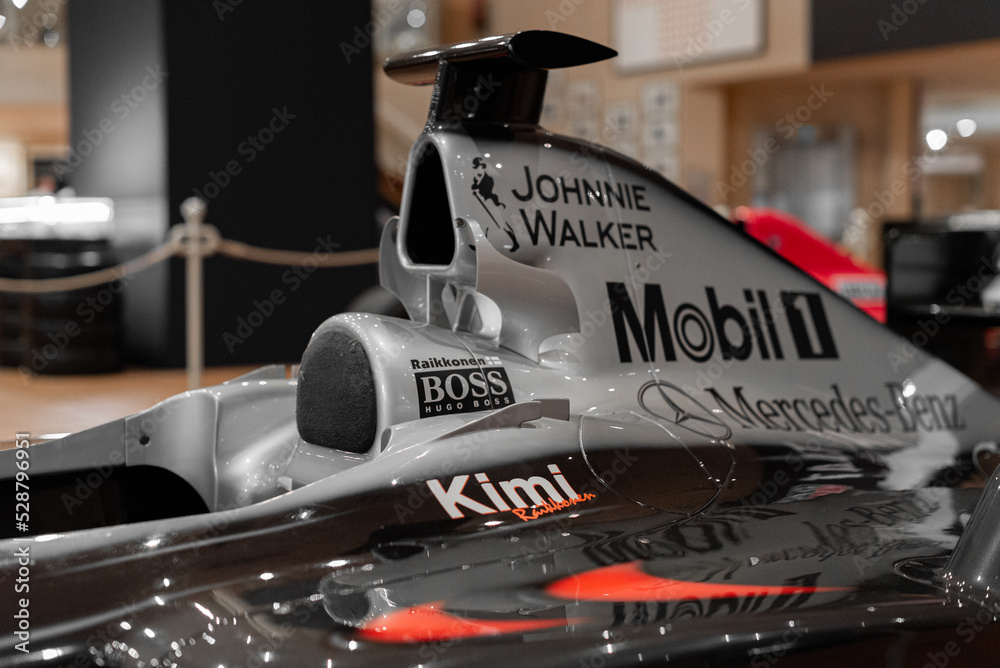 F1 Race Car MP4 -16 Mclaren F1 Team 2001 from Kimi Raikkonen at the ...