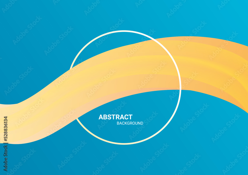fluid flow liquid curve with blue blend dynamic gradient, frame shape ...