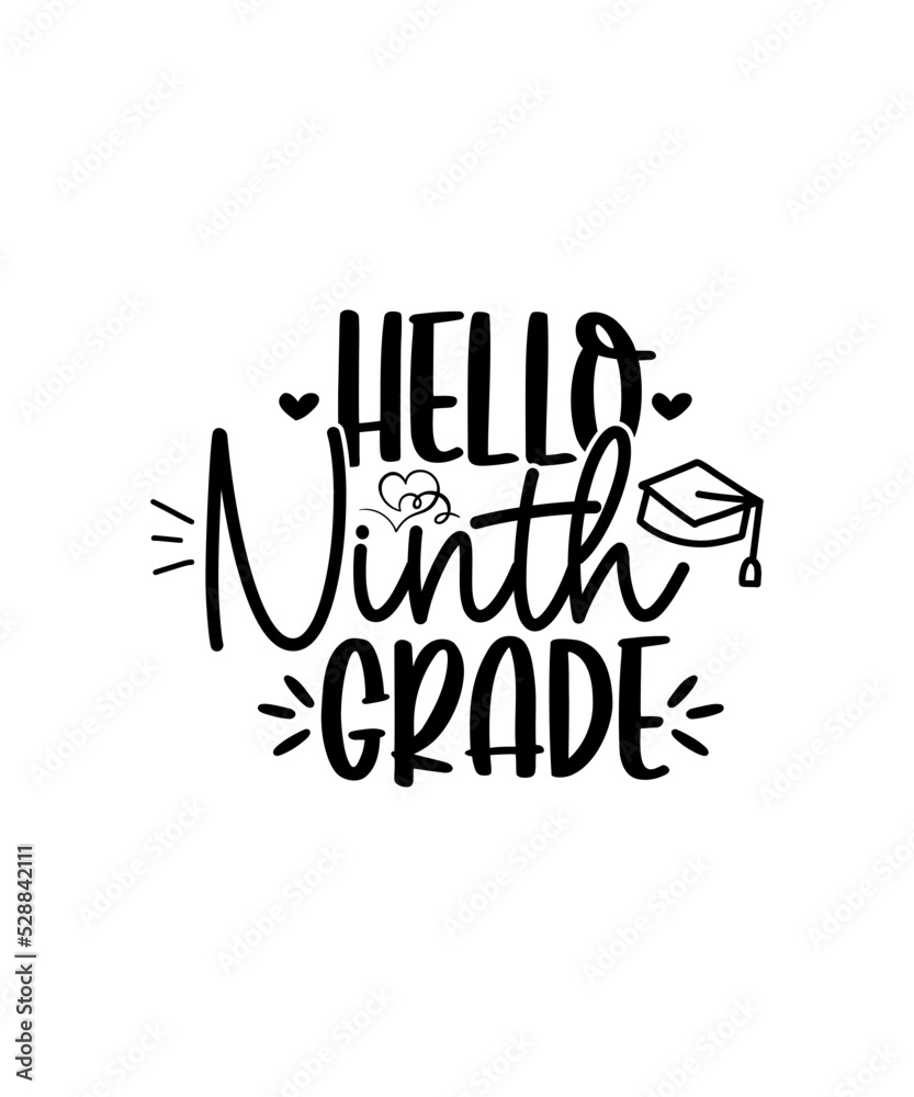 Back to School SVG, Hello Year SVG, Back to school sign, School Year ...